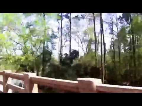 Burkeville Texas Crossing Sabine River on Motorcycle