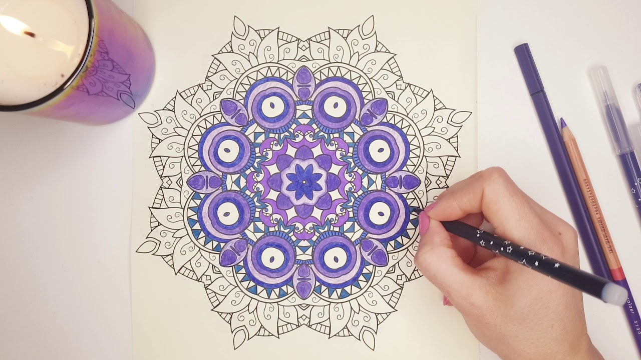 Third Eye Chakra Mandala | Ajna | 30-Day Mandala Challenge #6