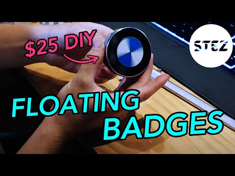 DIY FLOATING CENTRE CAPS for $25! (Self-Levelling Wheel Badges)