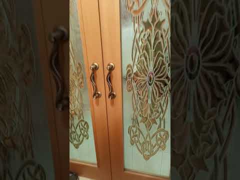Golden beveled panel