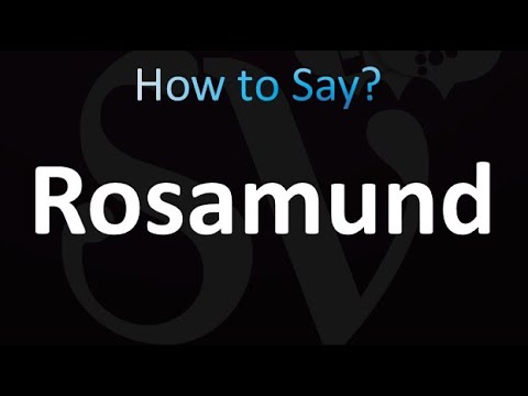 How to Pronounce Rosamund (correctly!)