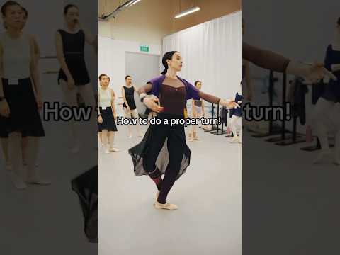 ACHIEVE THE PERFECT SINGLE TURN 🌟 BALLET TIPS #balletlife #ballettips #vaganova #pirouette