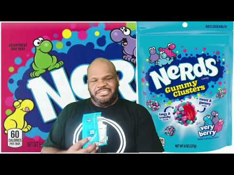 Nerds Candy Clusters Very Berry flavor!! MalcolmRichmondVlog