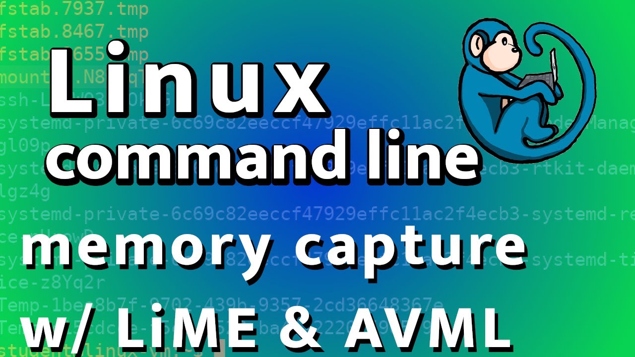 Linux memory forensics - memory capture with LiME and AVML