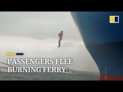 Indonesia: Passenger ferry, Mutiara Timur 1, with 271 people on board ...