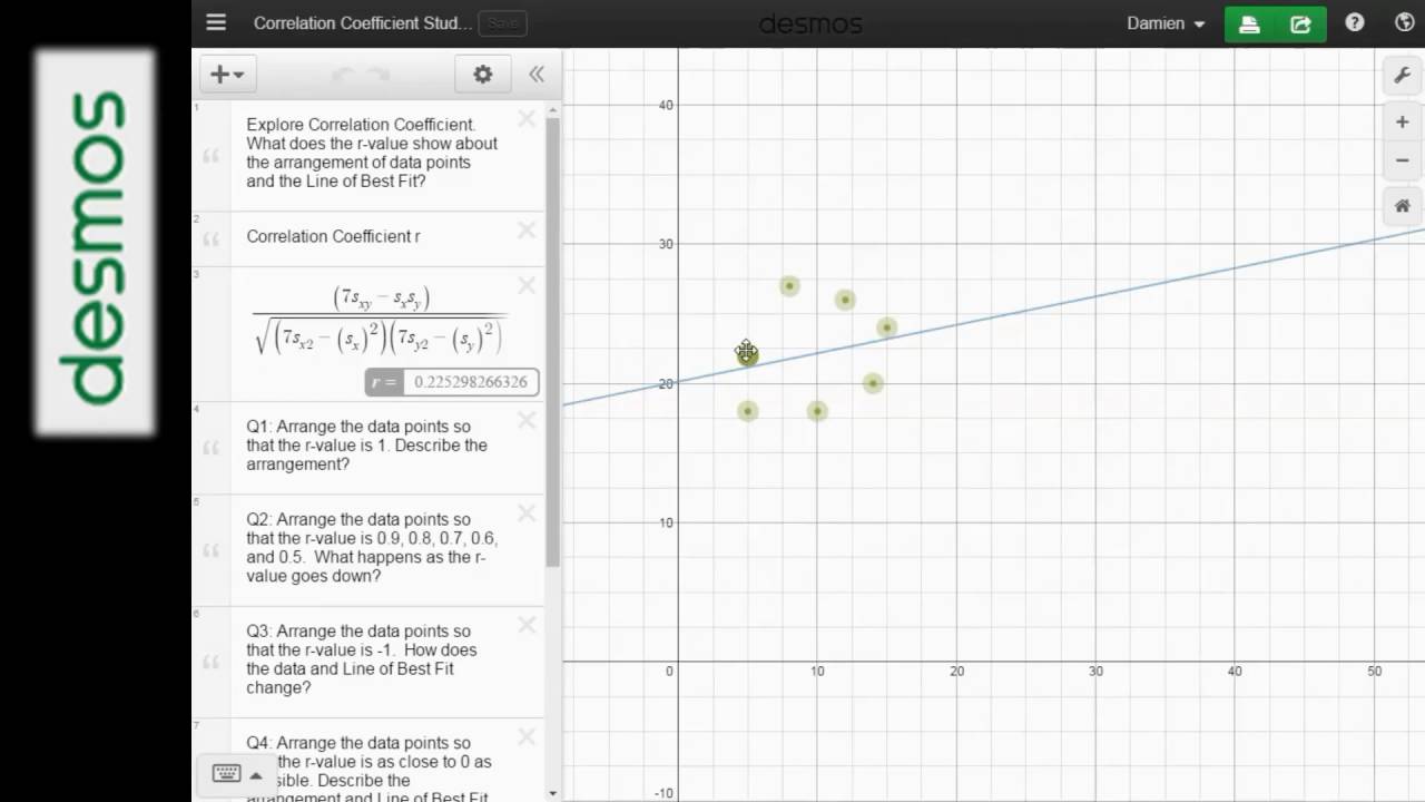 Small Steps ... Desmos (Damien Raftery)