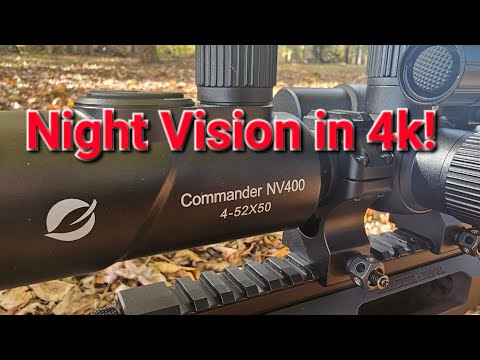 Commander NV400 4-52X 4K Digital Day/Night Vision Riflescope | OneLeaf.ai