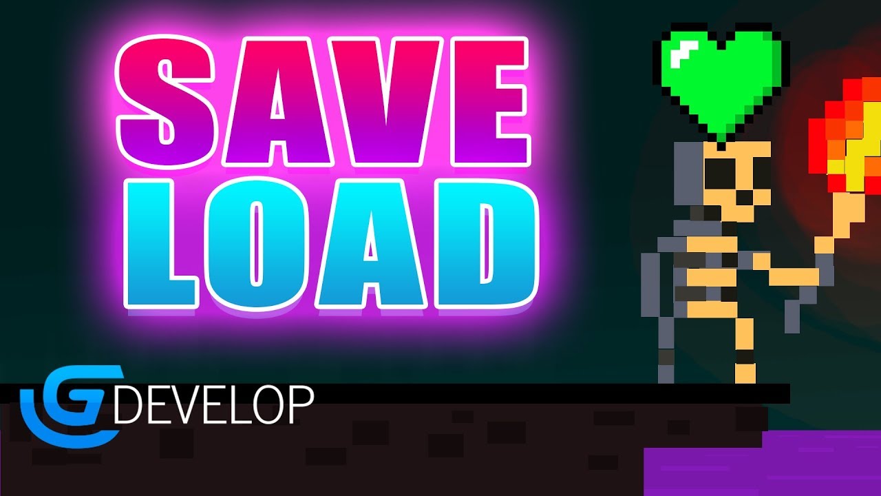 HOW TO MAKE A SAVE & LOAD SYSTEM in Gdevelop