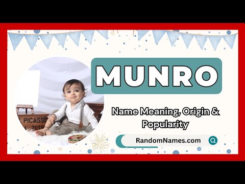 Munro - Baby Boy Name Meaning, Origin & Popularity - RandomNames.com