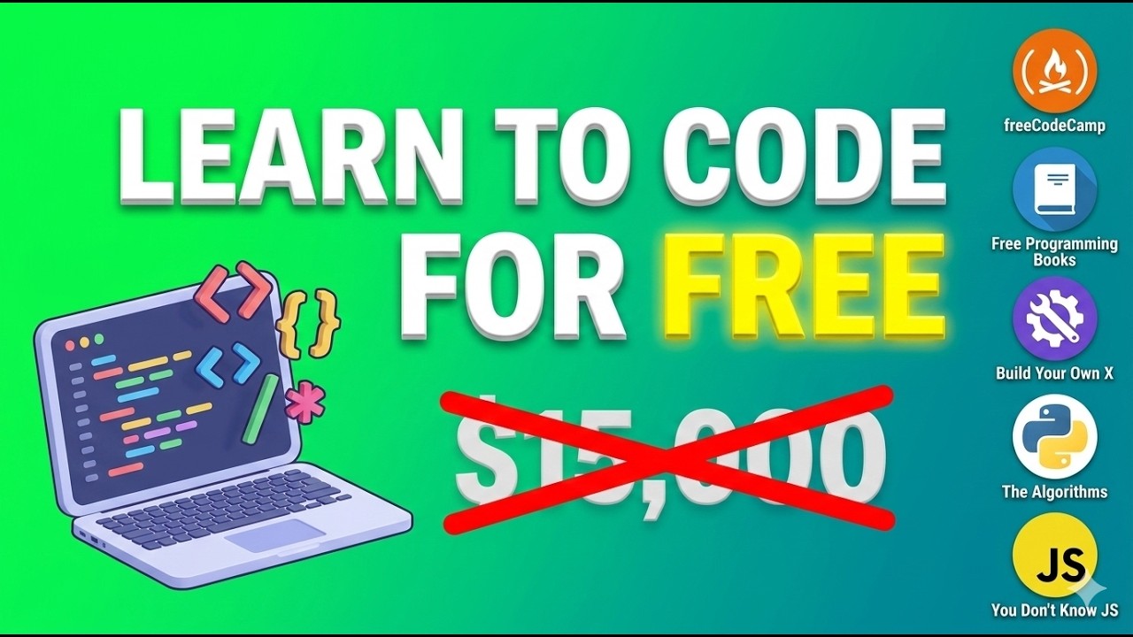 Github Trends Daily: 5 GitHub Repos to Learn Programming for FREE in 2026 #githubtrends #FreeCoding