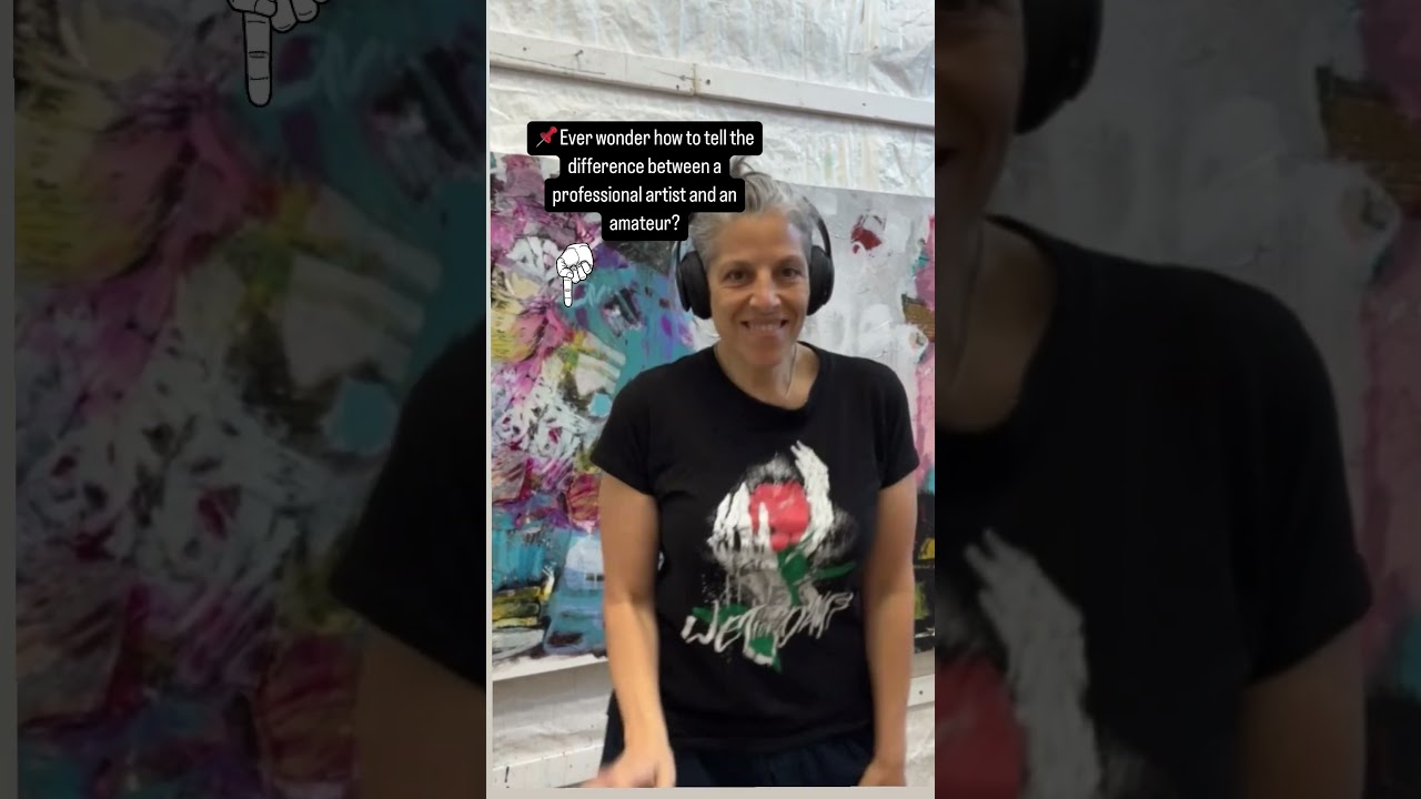 how to tell the difference between a professional artist and an amateur?#AbstractArt #ArtAdvice