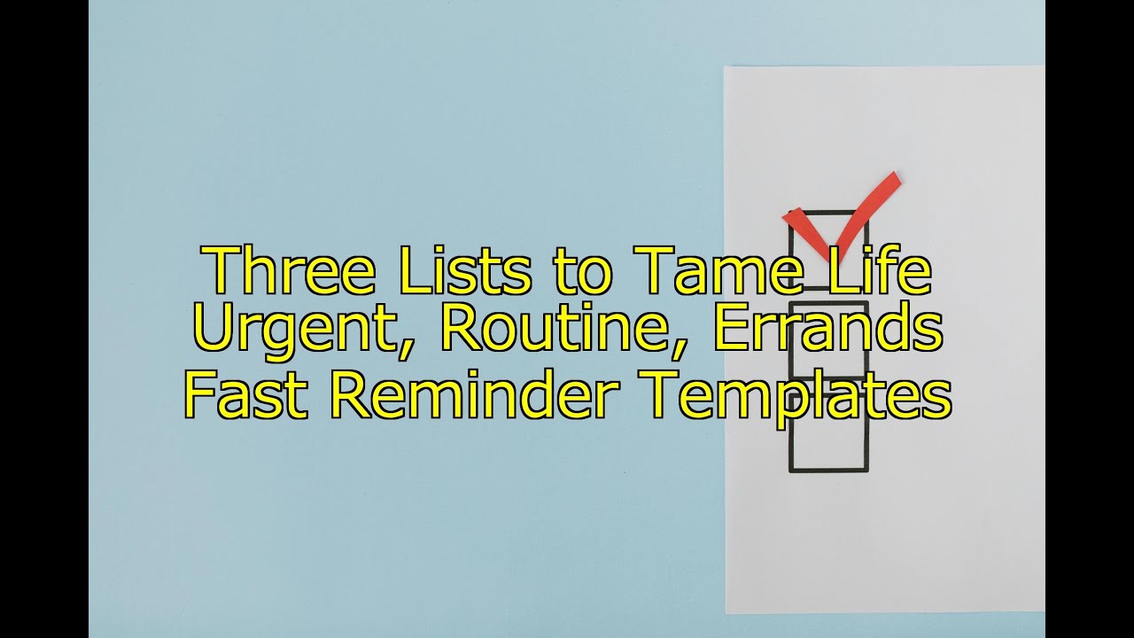 Set Up a Simple Reminder System in 30 Minutes