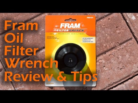 FRAM OIL FILTER CAP WRENCH REVIEW | How to keep cap wrench from slipping off of oil filter