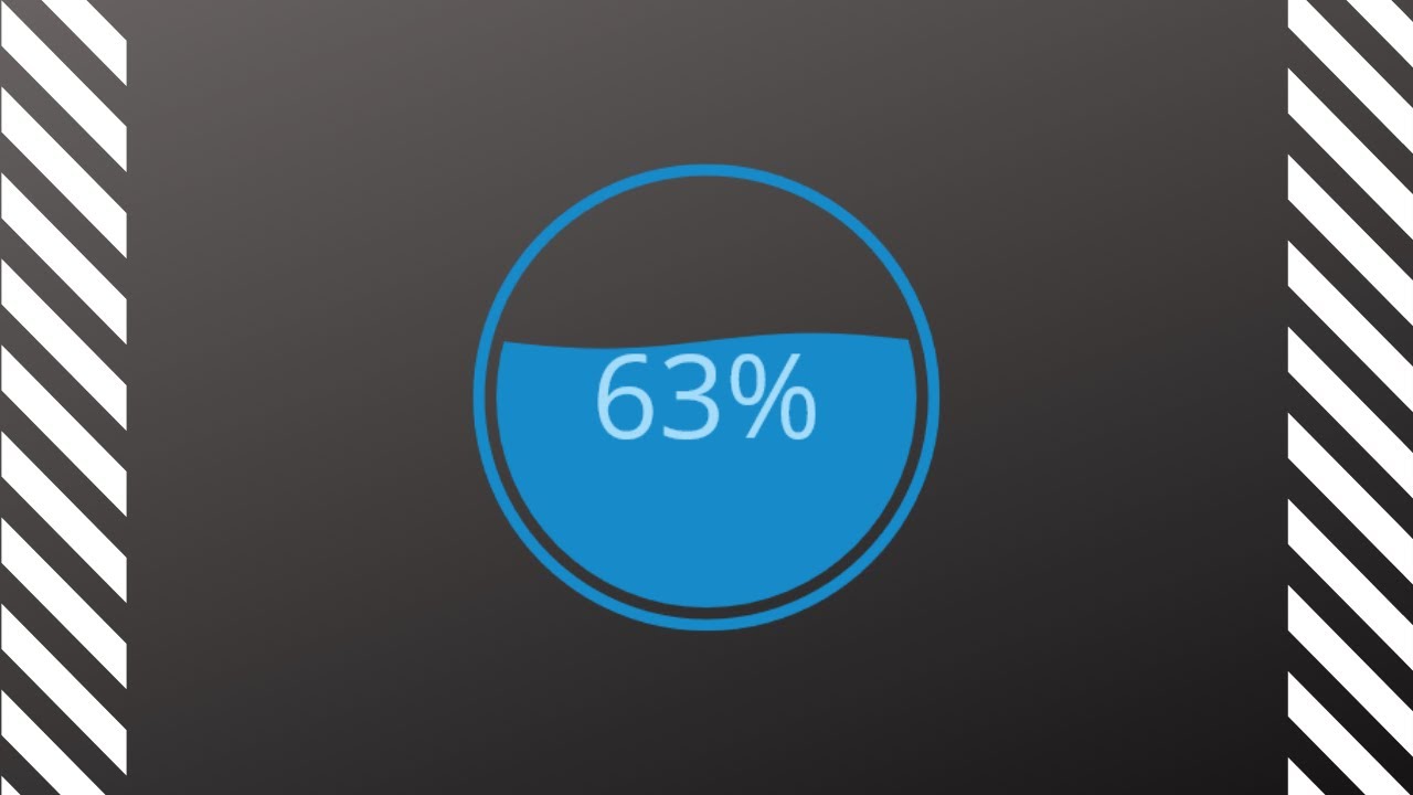 Liquid Fill  Simple CSS Animation Effect