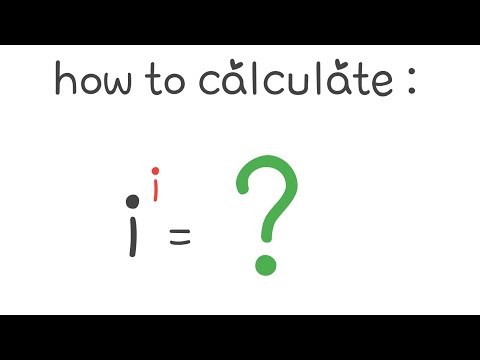 very easy way to calculate i^i !!!