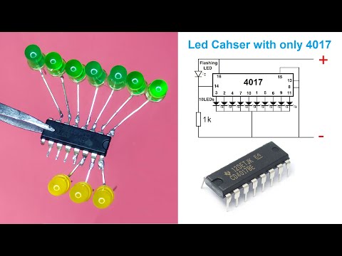 Led Chaser Circuit Using 4017 IC With RGB