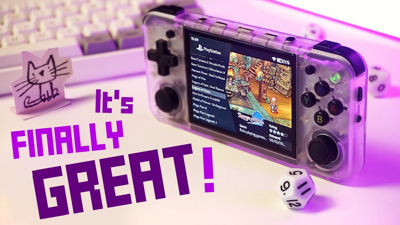 The RG35XX-H (and Plus) just became AMAZING!  // New Custom Firmware!