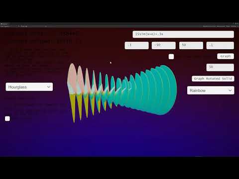 3D Graphing Calculator Demo