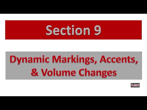 INTRODUCTION TO MUSIC SYMBOLS ( Grade 1, Level 1) - Section 9: Dynamic Markings