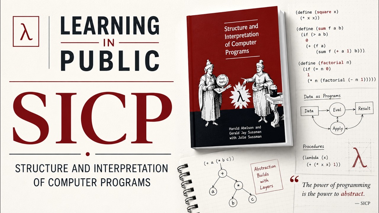 Learning in Public: SICP #1