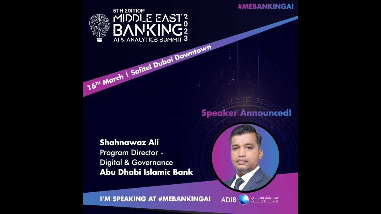 Middle East Banking AI & Analytics Summit 2023