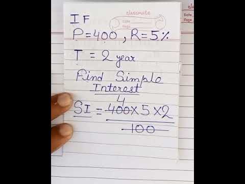 find the simple interest #shorts #trandingshorts #maths #mathstrick #mathskills #mathematics