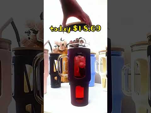 Is a Glass Tumbler Worth the Hype? Drinkware Review#drinkware #glassware #tumbler #glass