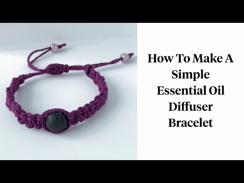 How To Make A Simple Essential Oil Diffuser Bracelet With Lava Rock