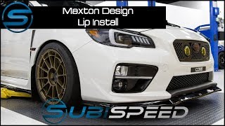 Maxton Design Front Lip V.1 - 15-17 WRX / STI | SubiSpeed