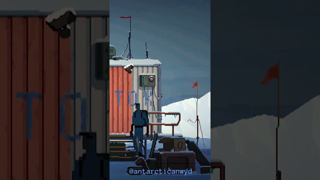 Gdevelop horror game Antarctica NWYD new area #gdevelop  #indiegames #retrogames