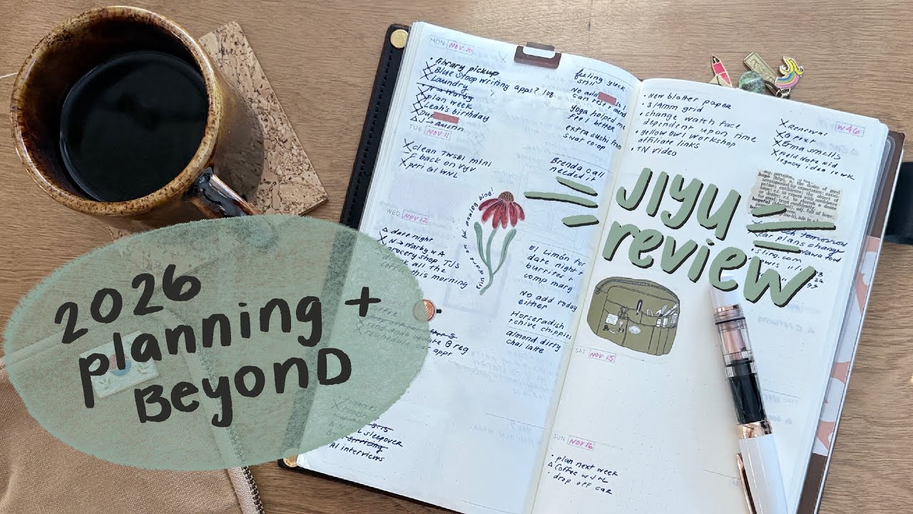 Baum-kuchen JIYU weekly planner review | Undated TRAVELER’S NOTEBOOK solution!