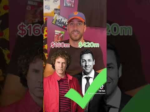 Who Has More Money?! Comment How Many You Got! #fyp #money #networth #adamsandler #willferrell