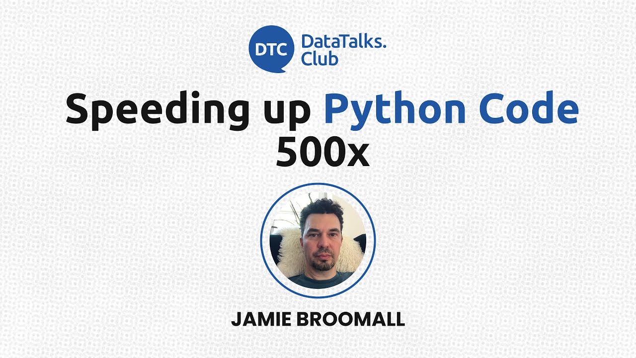 Speeding up Python Code 500x - Jamie Broomall