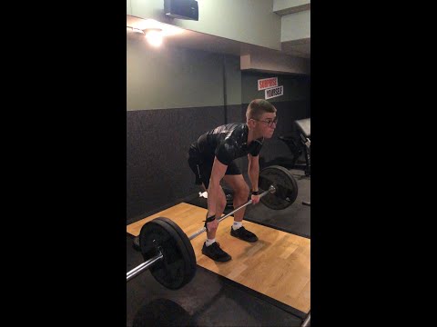 15 Year Old Deadlifts 100KG/225lbs For 10 Reps