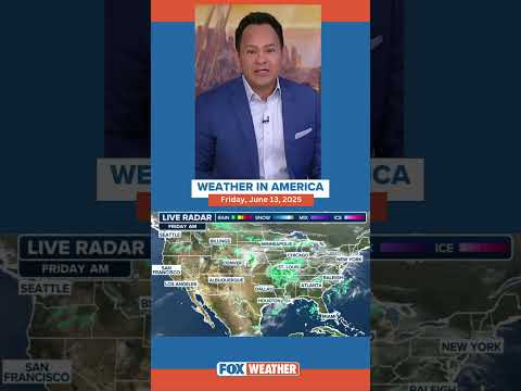 Weather in America: June 13, 2025