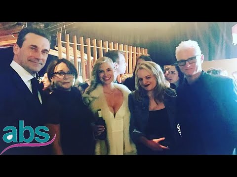January Jones enjoys Mad Men reunion with Jon Hamm & Elisabeth Moss