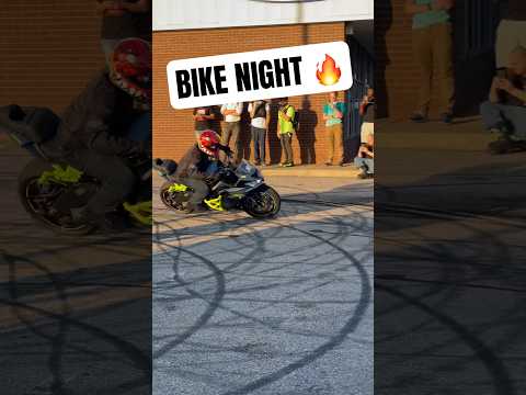 Bike night was 🔥 #motovlog #cyclegear #foryou #explore #kawasaki #stunt