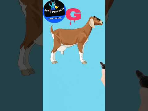 G for Goat 🐐 | Fun Kids Vocabulary | Learn Alphabet with Animals!