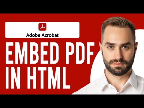 How to Put PDF in HTML (How to Embed PDF in HTML)