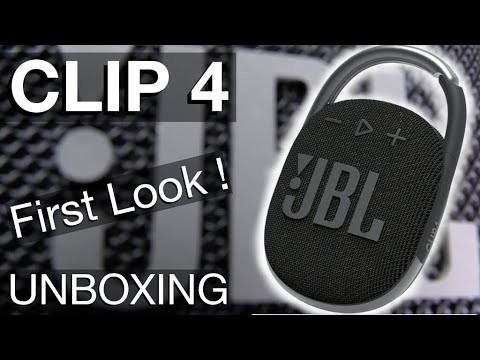 JBL Clip4 - UNBOXING and FIRST LOOK