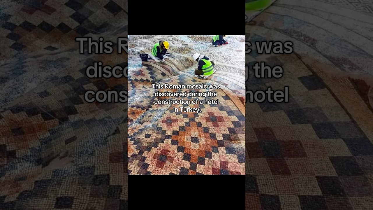 Incredible Roman mosaics! #history #art