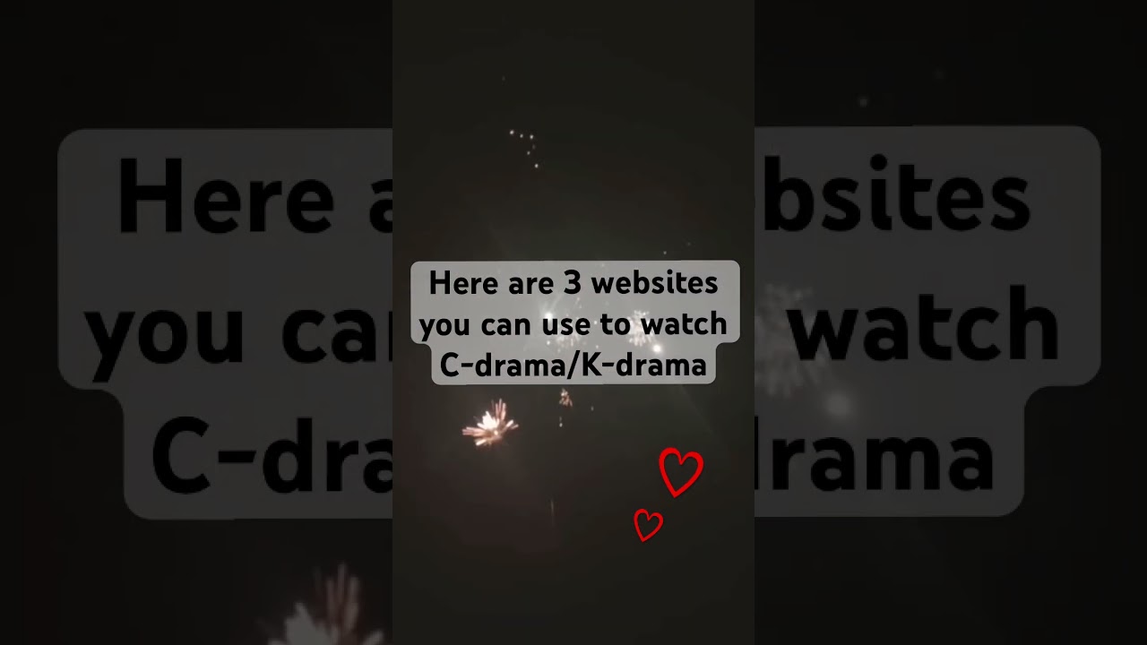 Websites for C-drama/Kdrama❀ #cdramas #kdrama
