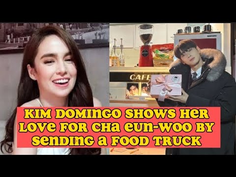 Kim Domingo Shows Her Love For Cha Eunwoo by Sending A Food Truck | Rere Universe