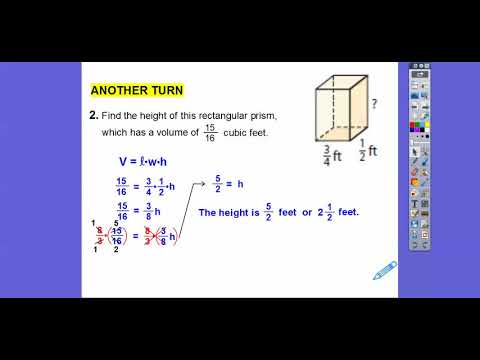 Solving Volume Equations- Lesson 15.3