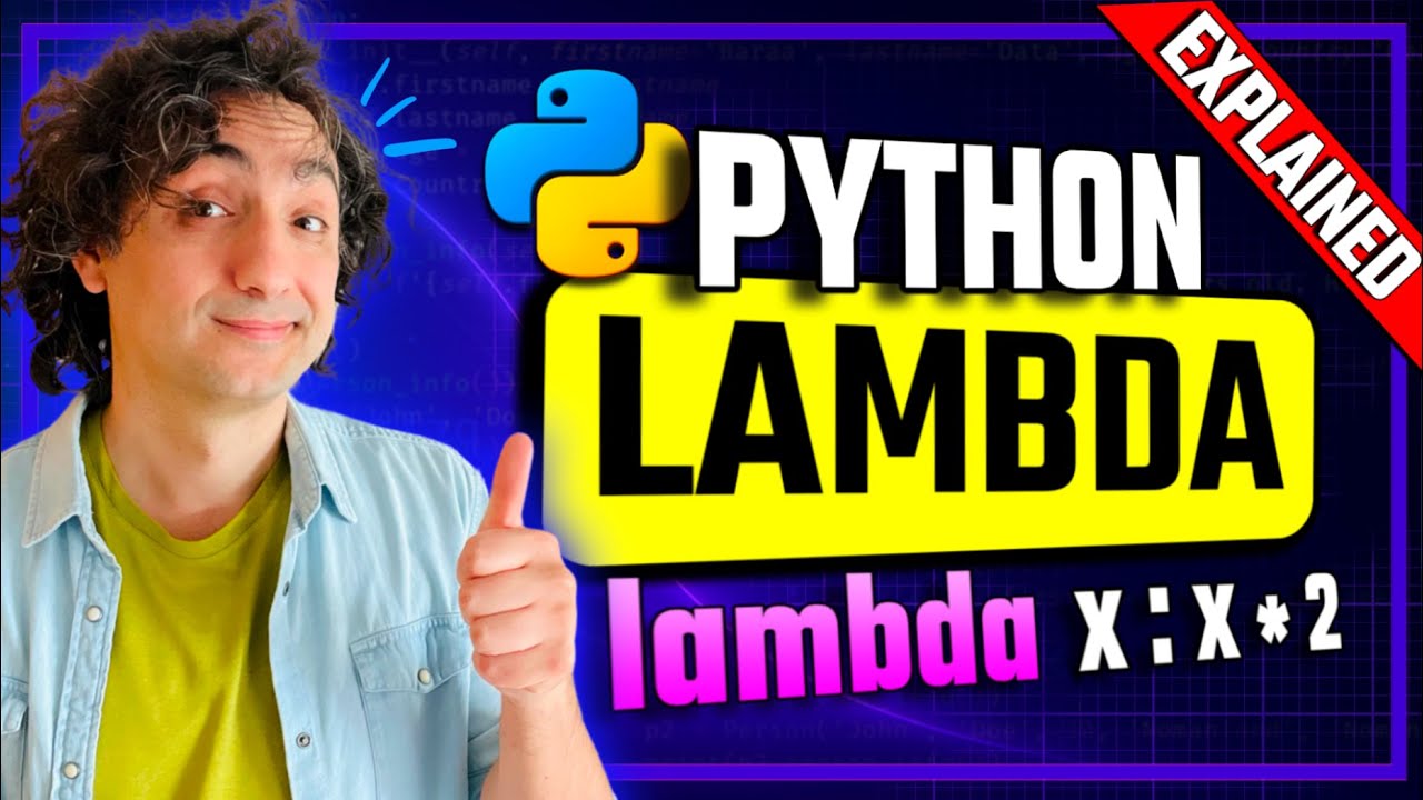 Python Lambda Functions (Visually Explained) | #Python Course 32
