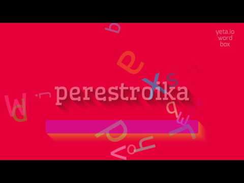How to say "perestroika"! (High Quality Voices)
