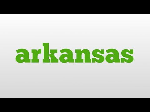 arkansas meaning and pronunciation