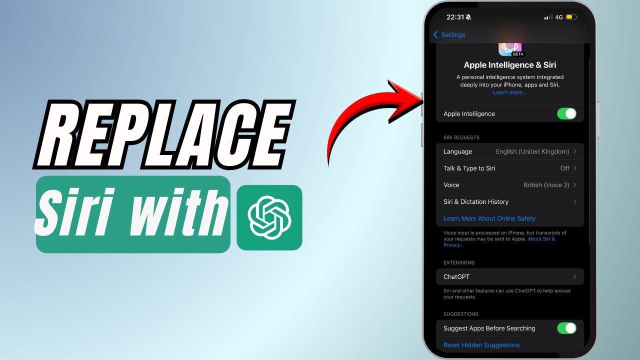 How To Use ChatGPT to Replace Siri on iPhone (2026) | Get Advanced AI Assistant