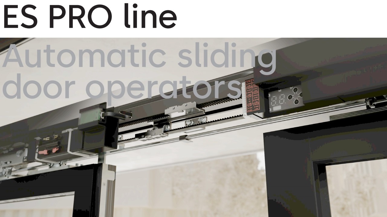 Dormakaba Sliding Door System ES PROLINE ES250 Pro Easy programming