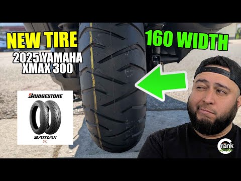 Tune Up Time // New Rear Tire // Bridgestone Battlax SC - 2025 Yamaha XMAX 300
